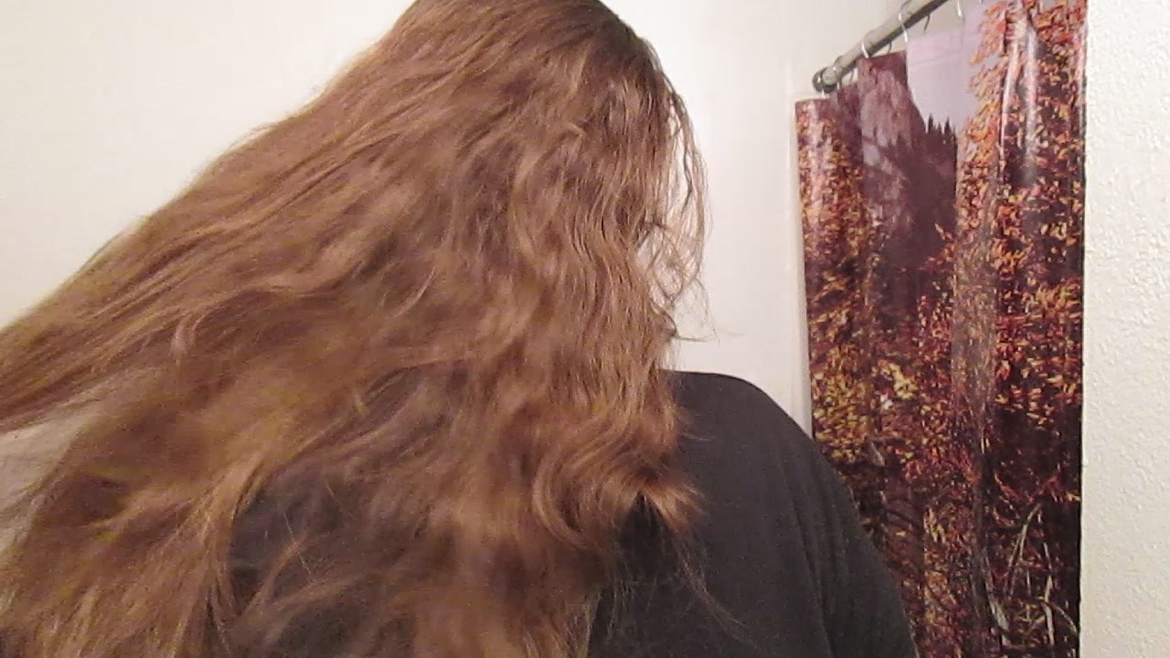 Hair Journal Combing Long Curly Strawberry Blonde Hair Week 5 Asmr Free Porn Videos Youporn