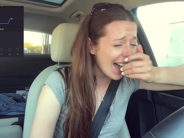 Cumming Embarassingly Hard In A Starbucks Drive Thru Lush Control